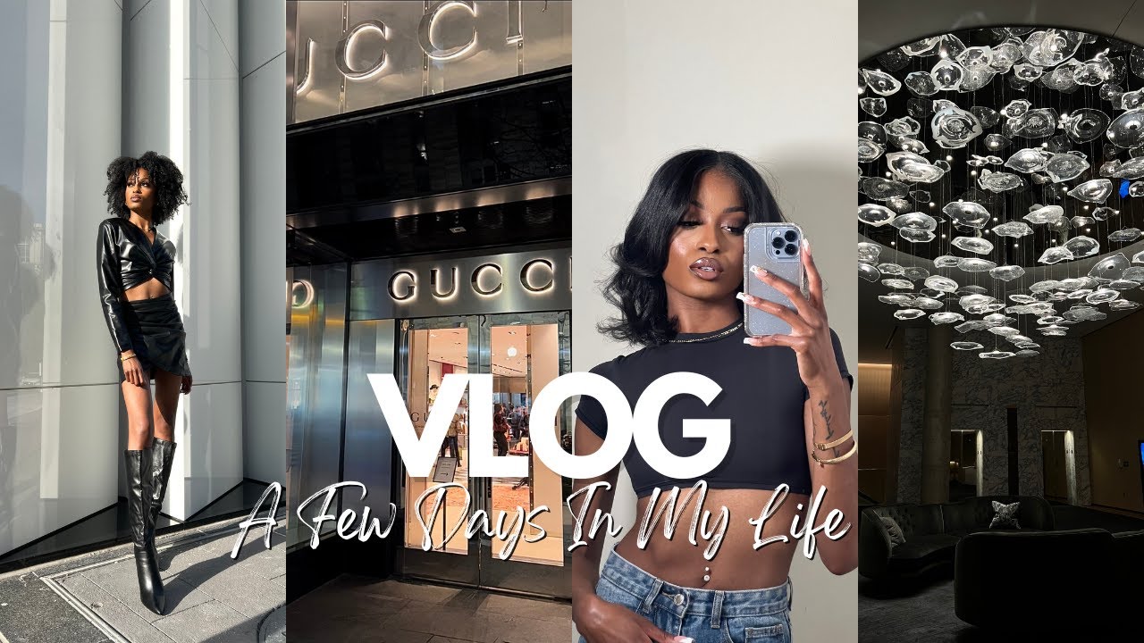 VLOG: A FEW DAYS IN MY LIFE| INFLUENCER VLOG| SHOPPING,EVENTS, CONTENT ...