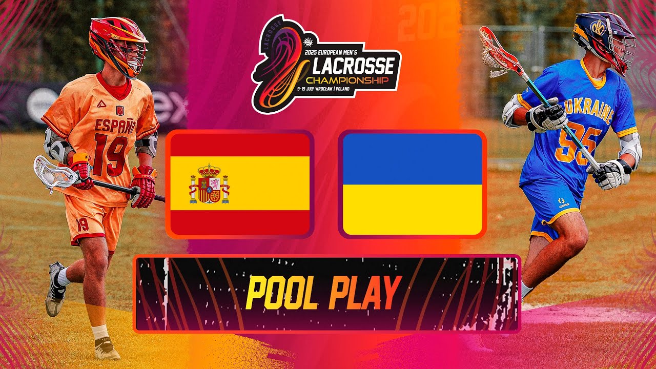 Spain 🇪🇸 vs Ukraine 🇺🇦 | Pool Play | 2025 European Men's Lacrosse ...