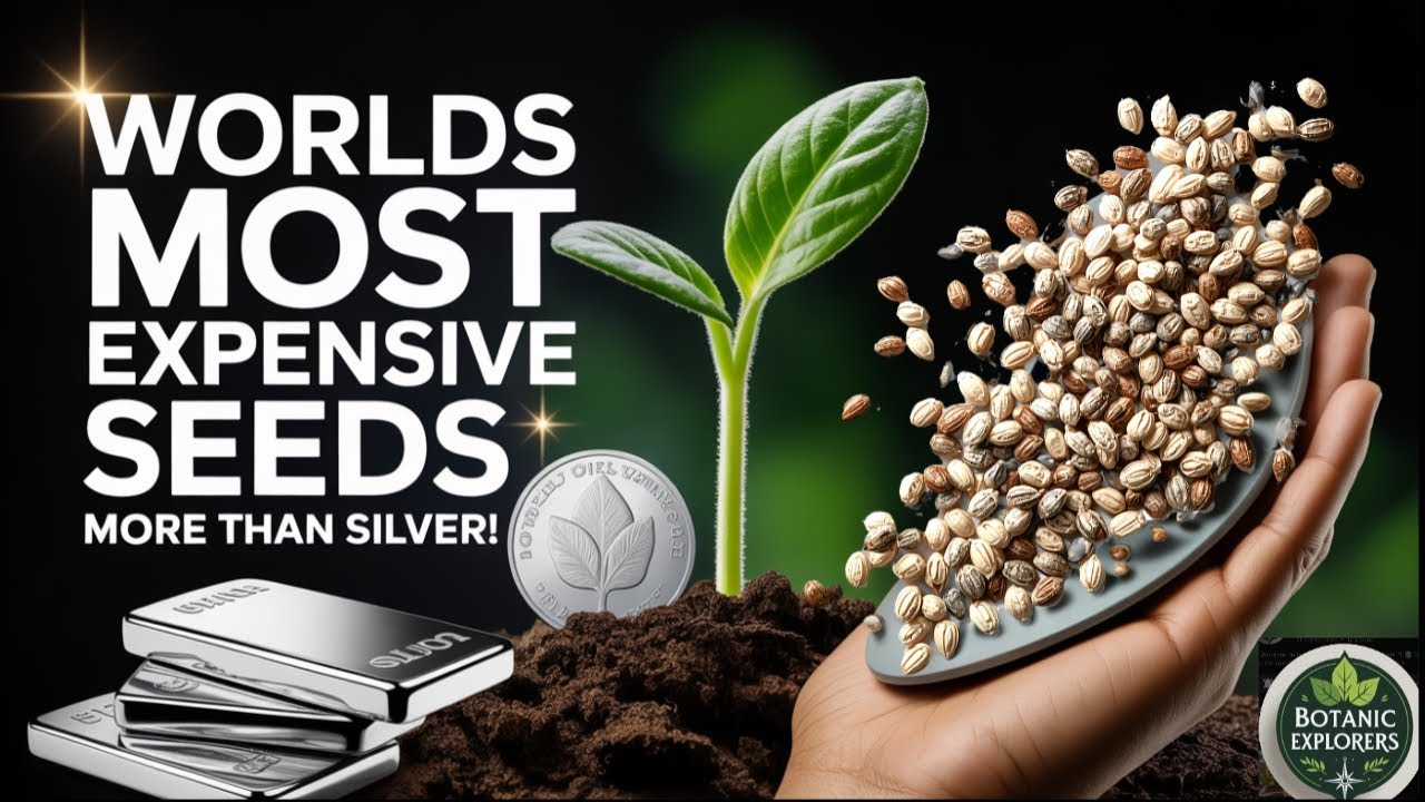 Worlds Most Expensive Seeds More Than Silver - YouTube