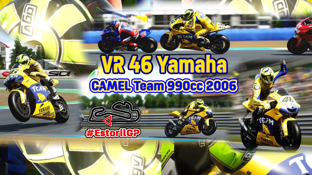 MotoGP™22 | VR46 Yamaha Camel Team 990cc 2006 Livery | #EstorilGP # ...