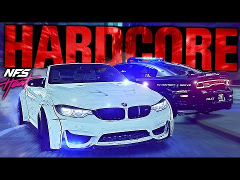 Need for Speed HEAT - HARDCORE Police Mode! (NO REPAIR/HUD)