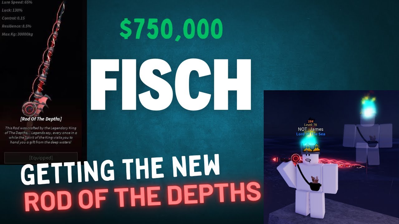 GETTING THE NEW ROD OF THE DEPTHS IN FISCH - YouTube