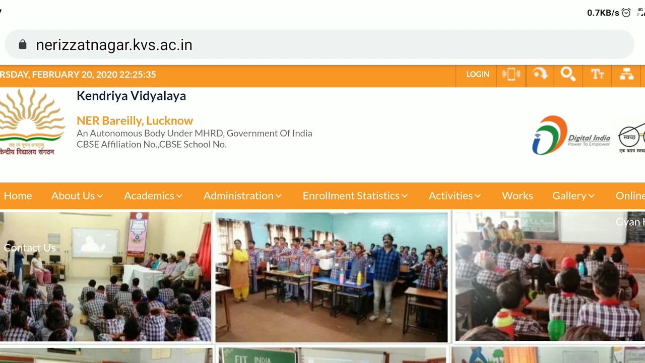 Official Website Kendriya Vidyalaya Izzatnagar Bareilly - RU8013 - YouTube