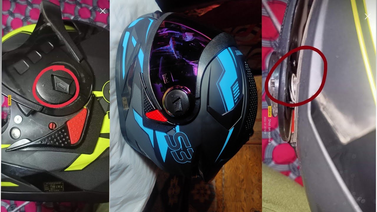 steelbird SBH.17 Terminator helmet visor lock problem solve only 1 ...