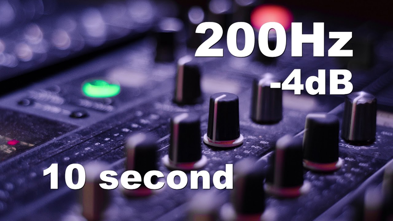 200Hz 청음 및 테스트 - YouTube