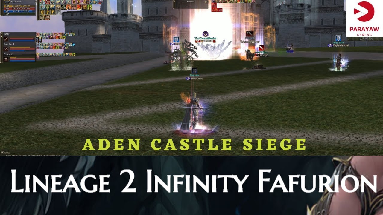 Lineage 2 Infinity Aden Castle Siege ft. Yull Moonlight Sentinel Clan ...
