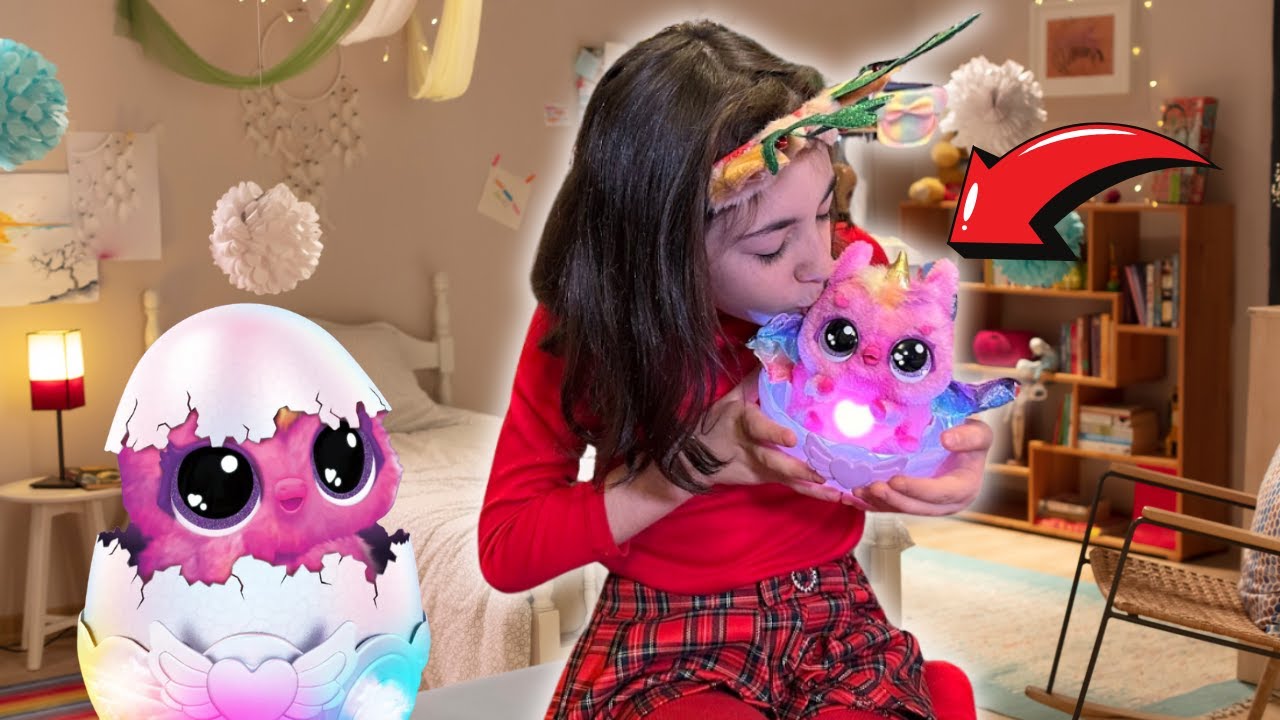 FACCIAMO SCHIUDERE UN UOVO DI HATCHIMALS || Mely Memy Mamy - YouTube