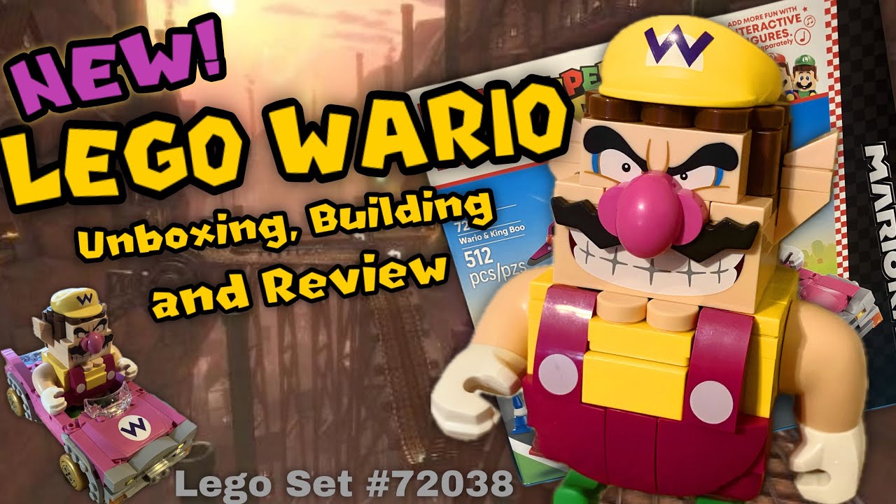 Lego Wario NEW Set, Unboxing, Building, and Review - YouTube