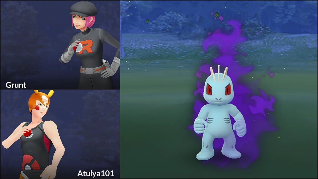 Pokemon Go - Team Rocket | Shadow "MACHOP" - YouTube
