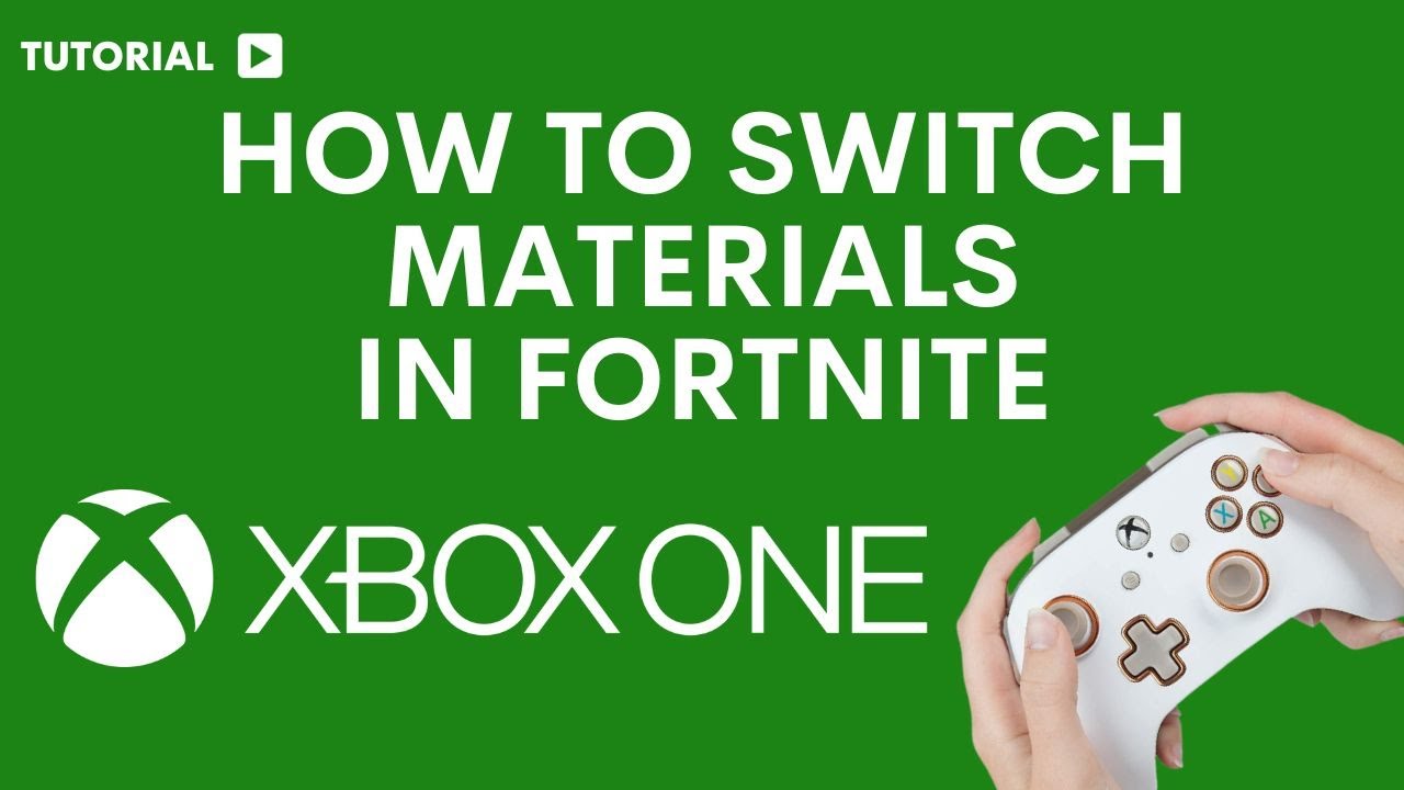 How to Switch materials in Fortnite Xbox one - YouTube
