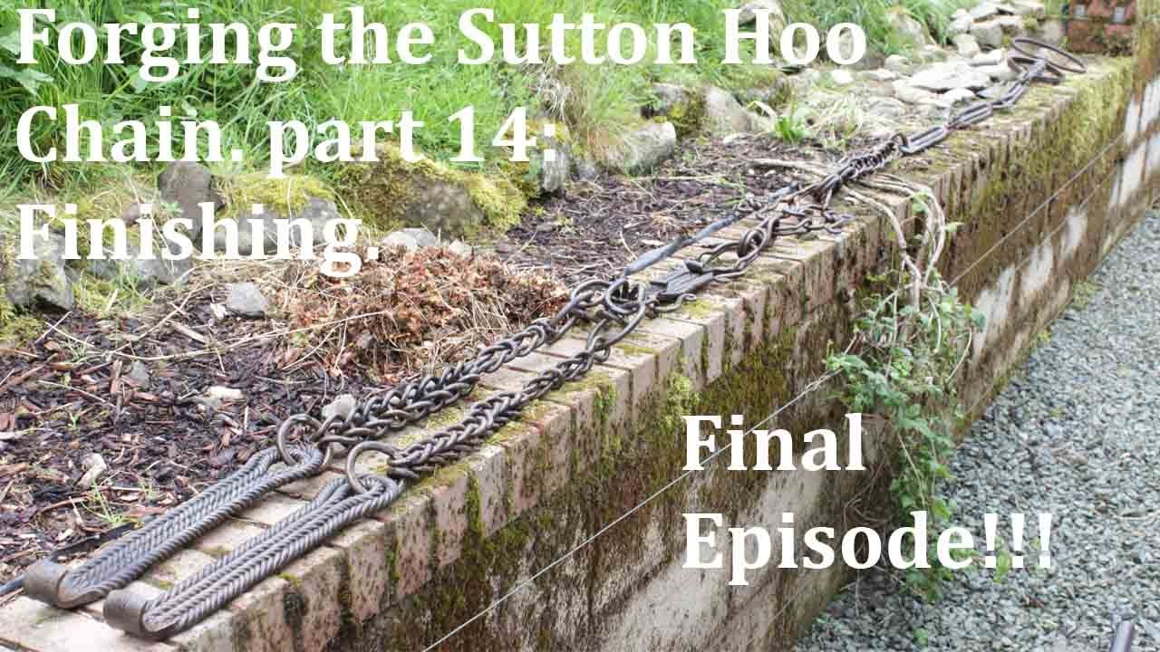 Recreating the Sutton Hoo Chain. Part 14: finishing. - YouTube