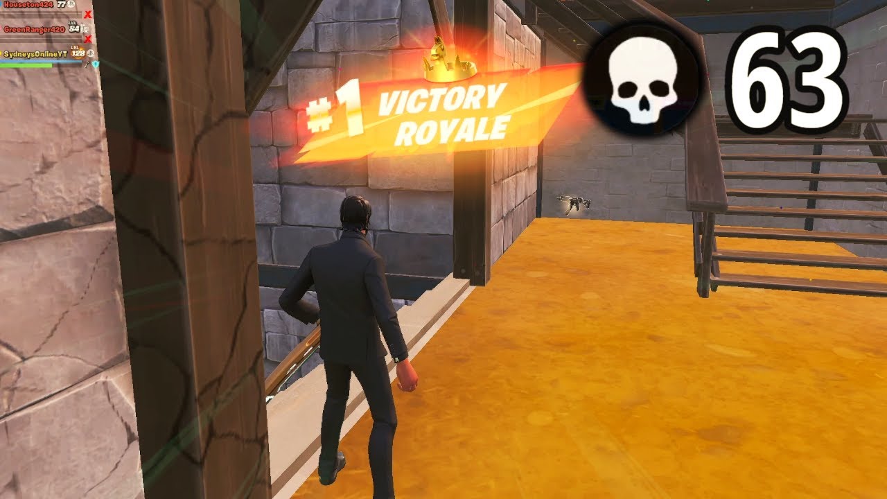 63 ELIMINATION Squads Gameplay / Zero Build WINS (Fortnite Chapter 4 ...