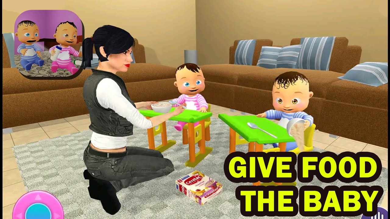Real Twins Baby Simulator 3D - New Baby Simulator #2 | Give Food the ...