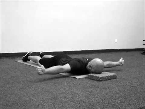 Prone "T" with Scapular Retraction - YouTube
