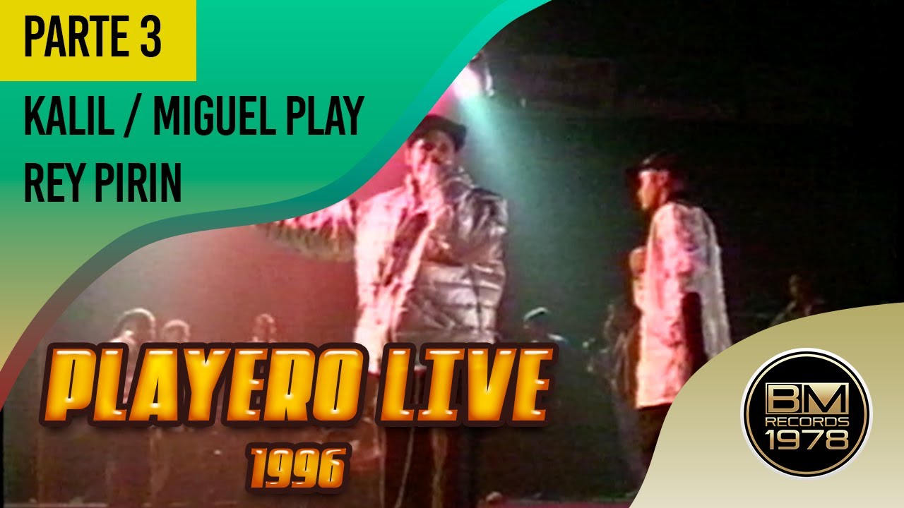 Playero Live Rap Concert | 1996 | (Parte 3) Kalil - Miguel Play - Rey ...