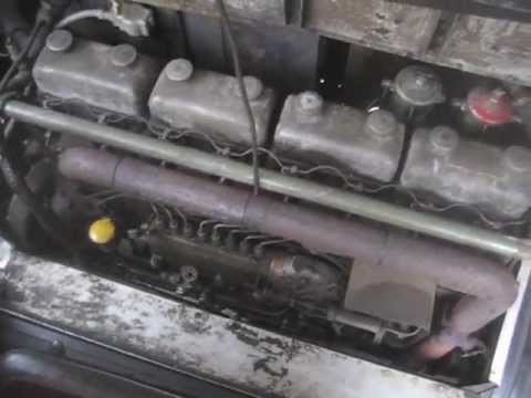 Scania D812 straight eight diesel in YP 808 - YouTube