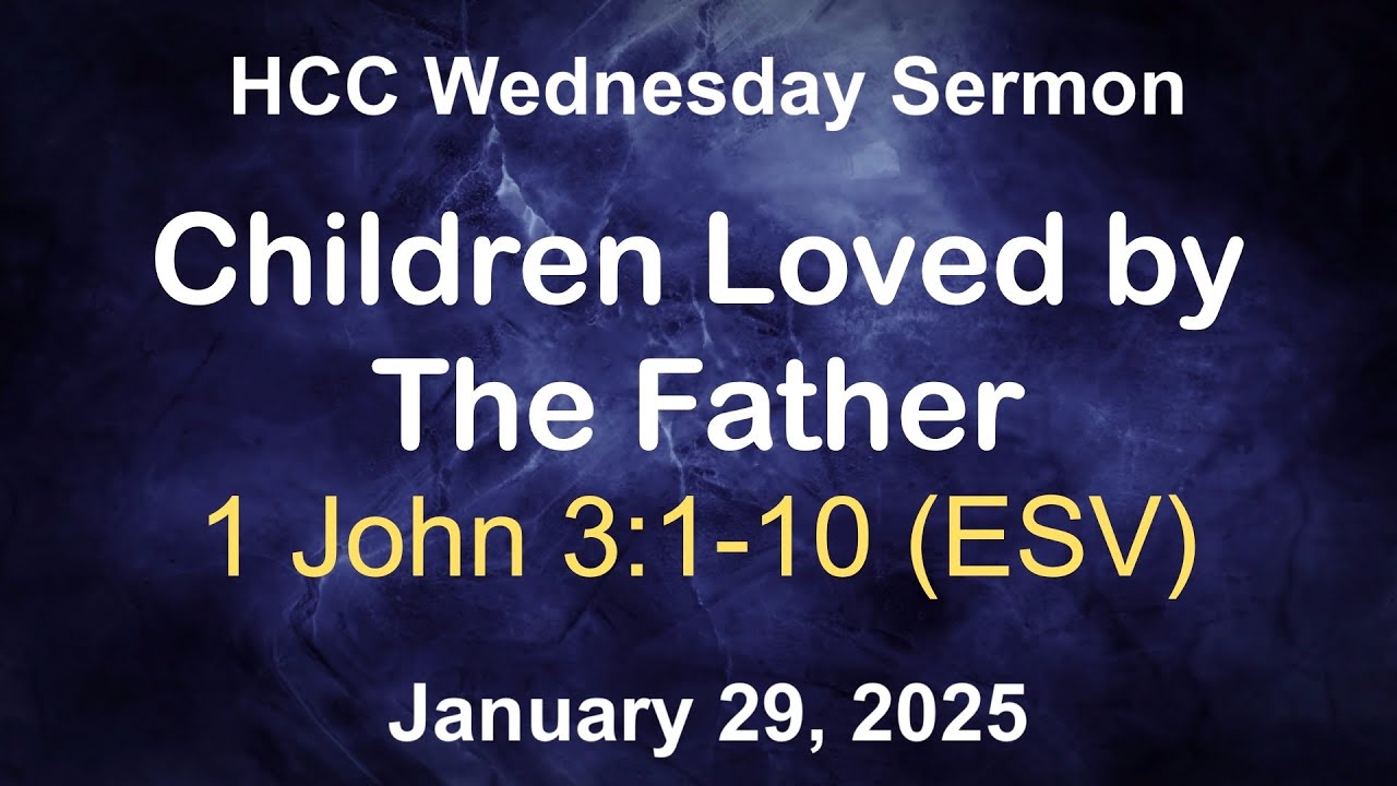 HCC Sermon for Wednesday January 29, 2025 - YouTube