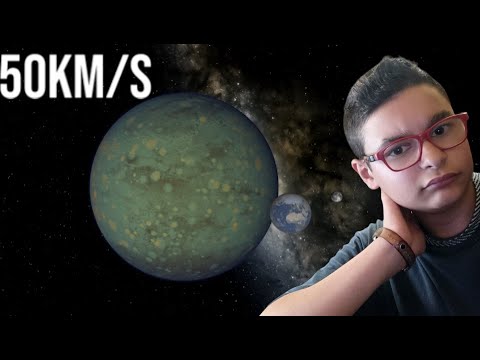 ¿QUE PASARIA SI UN PLANETA GIGANTE COCASE CONTRA LA TIERRA? - YouTube