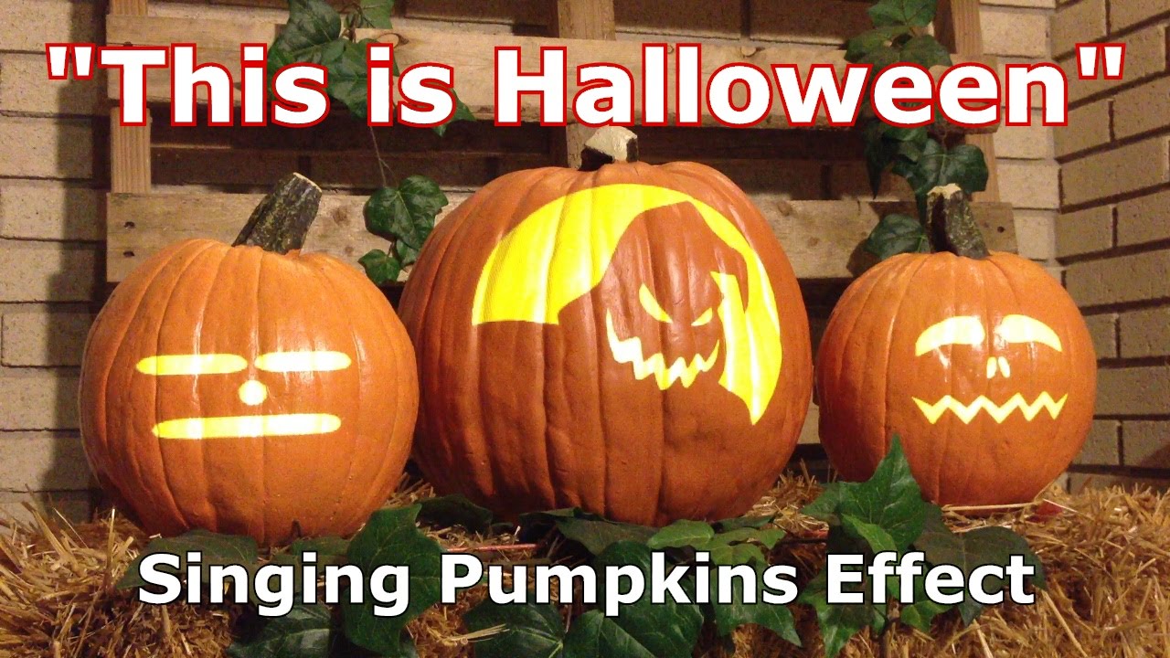 This is Halloween - Singing Pumpkins Animation Effect - YouTube