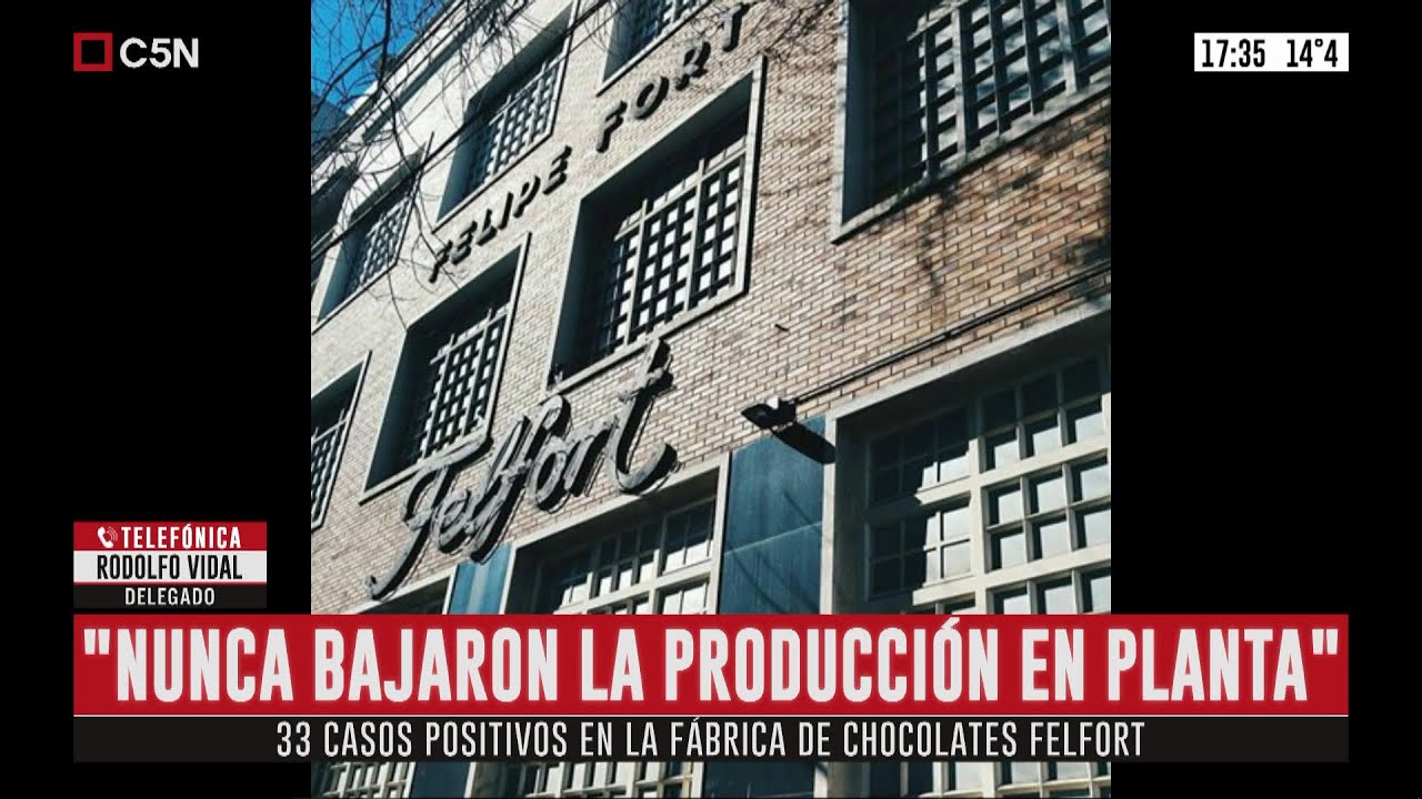 33 casos positivos de coronavirus en la fábrica de chocolates Felfort ...