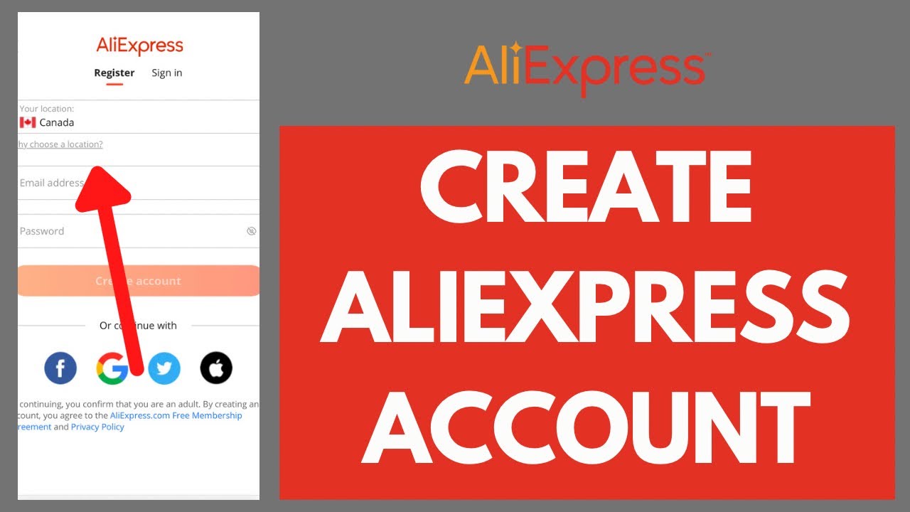 AliExpress Sign Up: How to Create AliExpress Account (2023) - YouTube