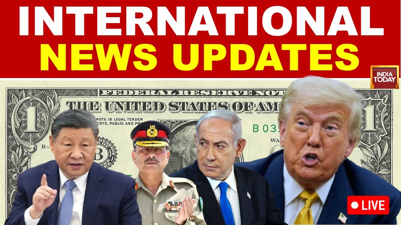 International News Updates LIVE: Trump Tariff Threat On BRICS |Israel ...