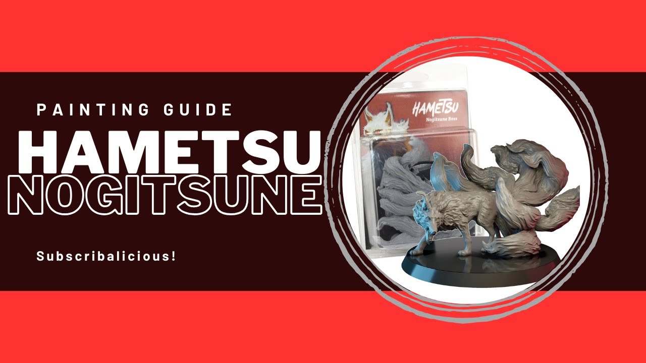 Hametsu - Painting the Nogitsune Oni Boss - YouTube