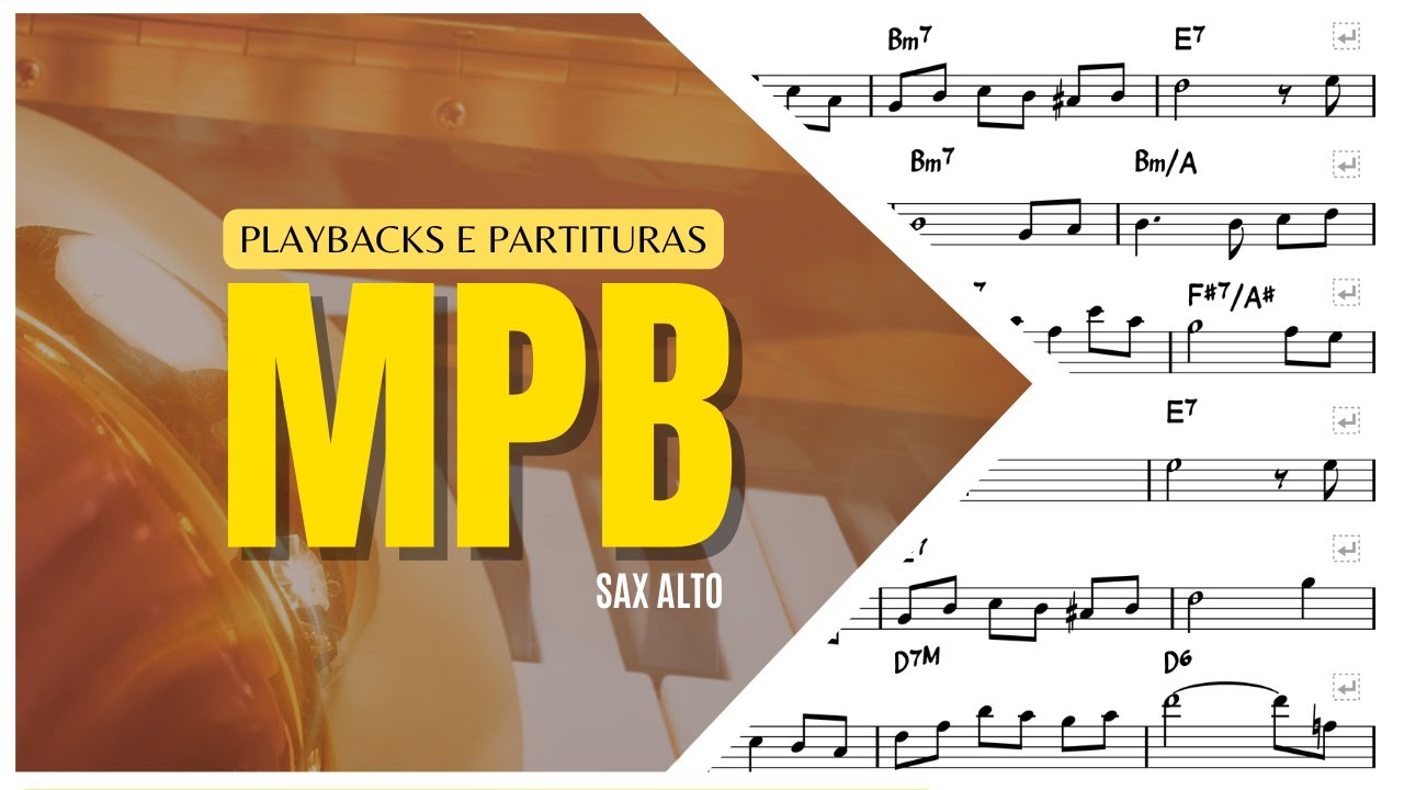 Saxophone Sheet Music (Eb) | Alto Sax Play along | Partitura Sax Alto ...