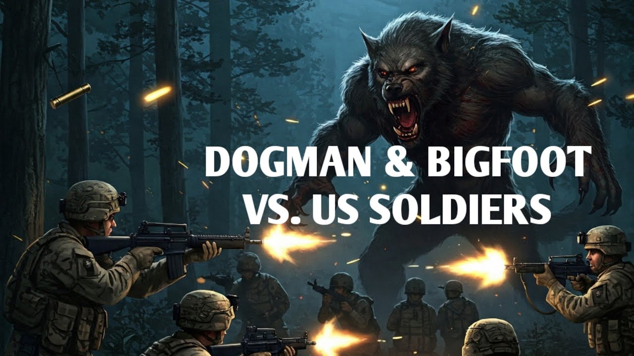 DOGMAN & BIGFOOT VS. US SOLDIERS - YouTube