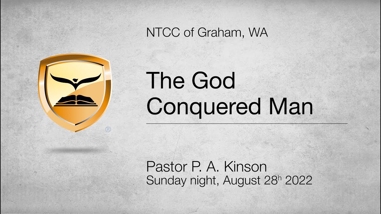The God Conquered Man — Genesis 32:24-32 — Pastor Kinson - YouTube