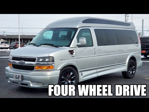 RARE 4X4 VAN! 2023 Chevrolet 8 Passenger Conversion Van | Sherry Review ...