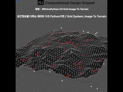 #ComputationalDesignLectureSnippet 176Basic Grid Data Structure for DesignPython구현 Map data to ...
