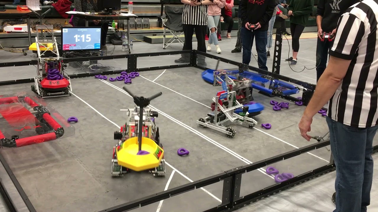 Vex Tipping point Wawasee tournament Qualification 2 - YouTube