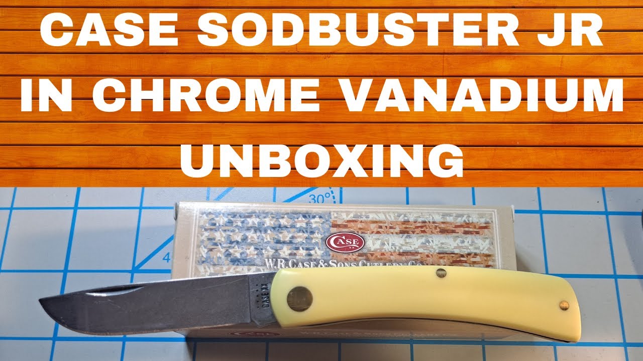 CASE SODBUSTER JR IN CHROME VANADIUM (CV) UNBOXING. everyday carry, edc ...