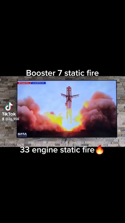 B7 static fire, 33 engine, Mars here we come. - YouTube