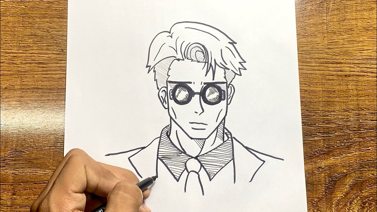 Marker Drawing Of kento Nanami | How To Draw kento Nanami Drawing ...