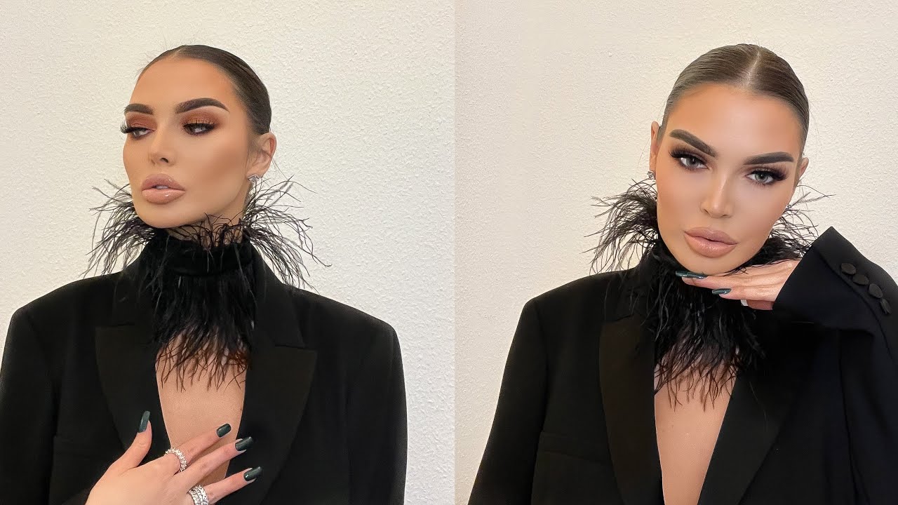 Glam Full Face Make-up Tutorial - YouTube