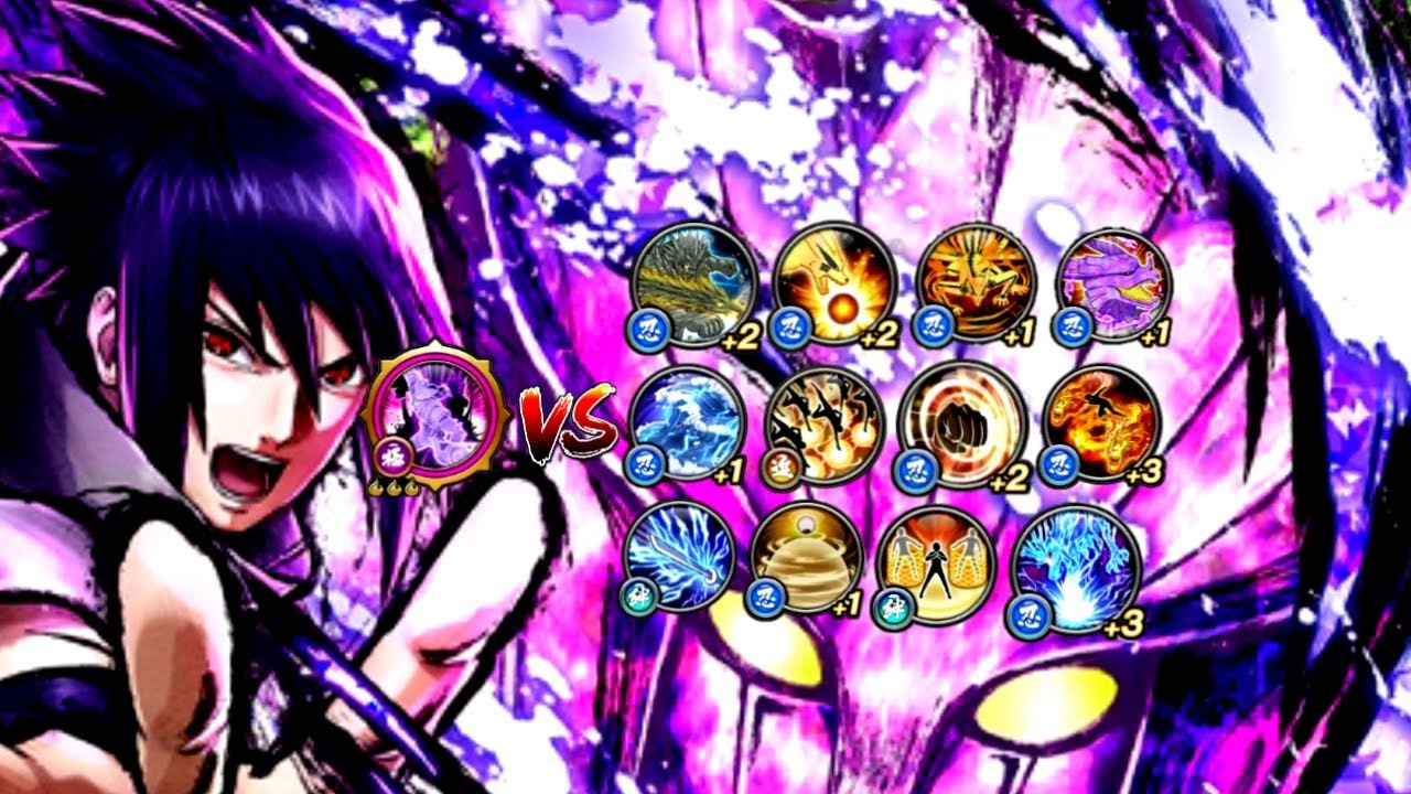 Sasuke EMS Flame Control Sword: Whirling Flames Formation VS Invincible ...