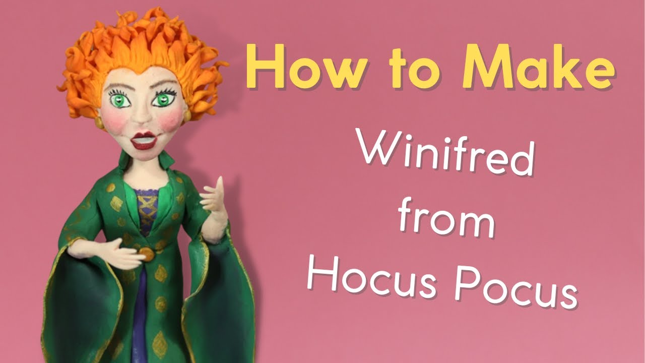 Hocus Pocus - How to make Winifred out of fondant or Clay Cake Topper ...
