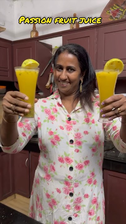 Passion fruit juice#youtubeshorts #vlog #grwm #juice #leo#chaleya #tasty #foodie #bts #trending ...