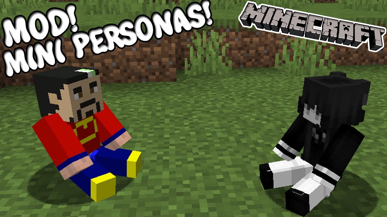 MINI PERSONAS! Minecraft 1.18.1 MOD MINIMEPETS! - YouTube