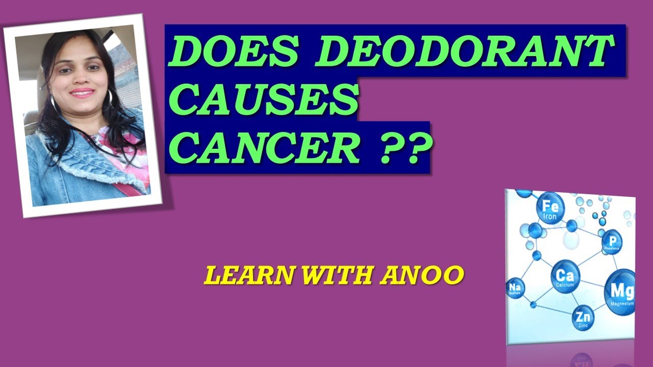 Does deodorant causes cancer??? - YouTube