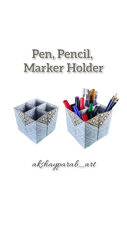 DIY | How to Make Pen, Pencil, Marker Holder | Easy Pencil Holder ...