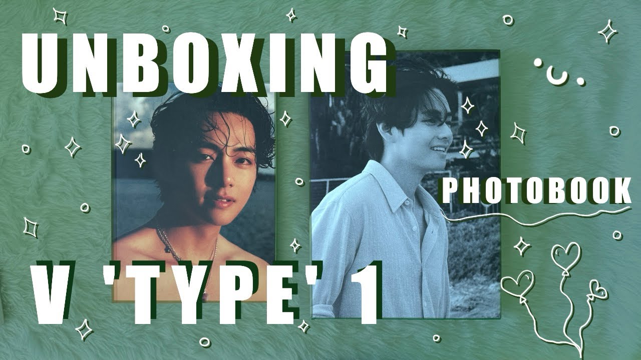 V (BTS) - 'TYPE' 1 - PHOTOBOOK - UNBOXING ESPAÑOL - YouTube