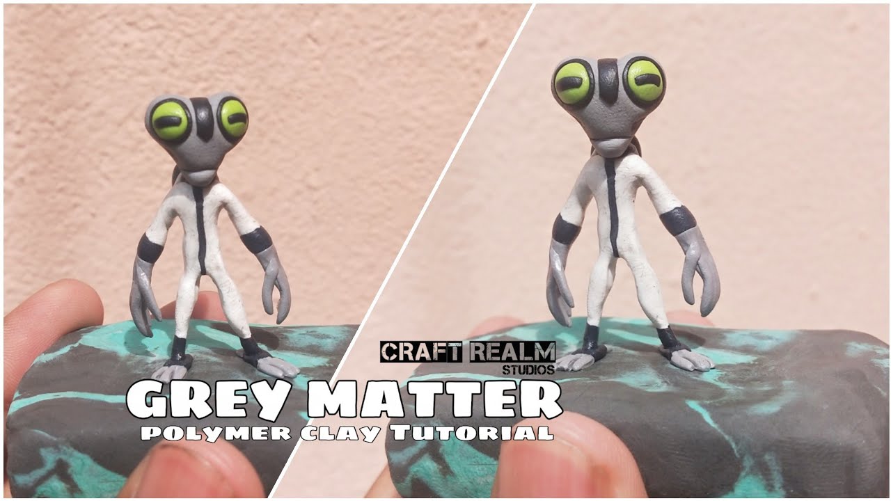 How to make Grey Matter From Ben 10 Old Classic Using Polymer clay ...