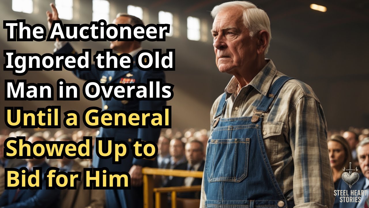 The Auctioneer Ignored the Old Man in Overalls — Until a General Showed ...