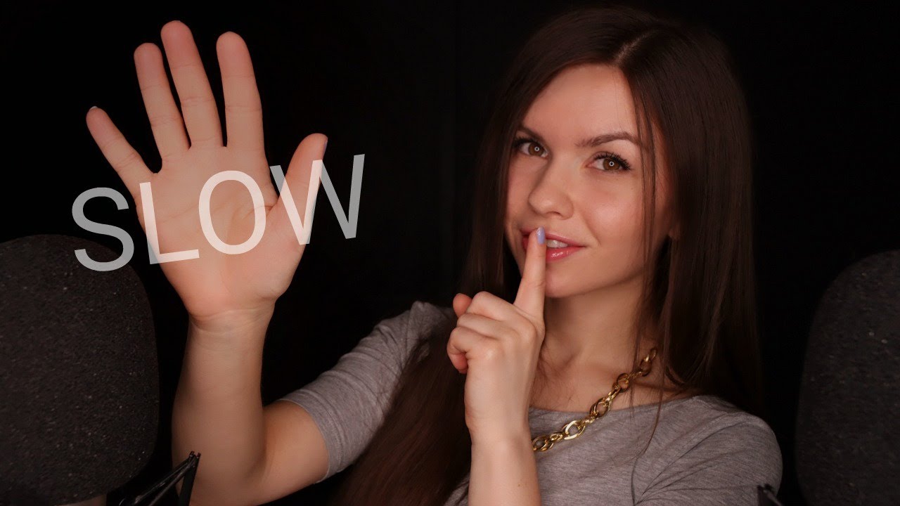 ASMR • SLOOOOW MO TINGLES • Slow Motion Visuals & Relaxing Sounds - YouTube