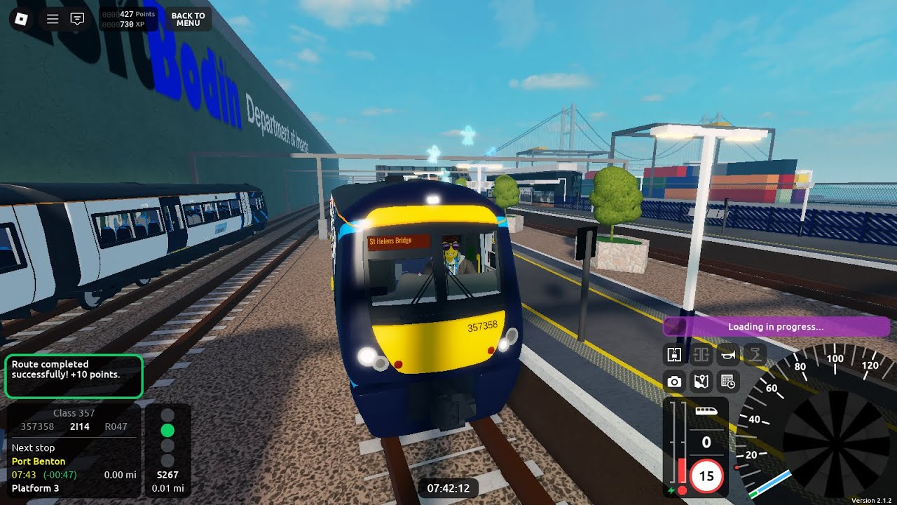 Roblox Stepford County Railway - Class 357 - R047 - St Helens Bridge to ...