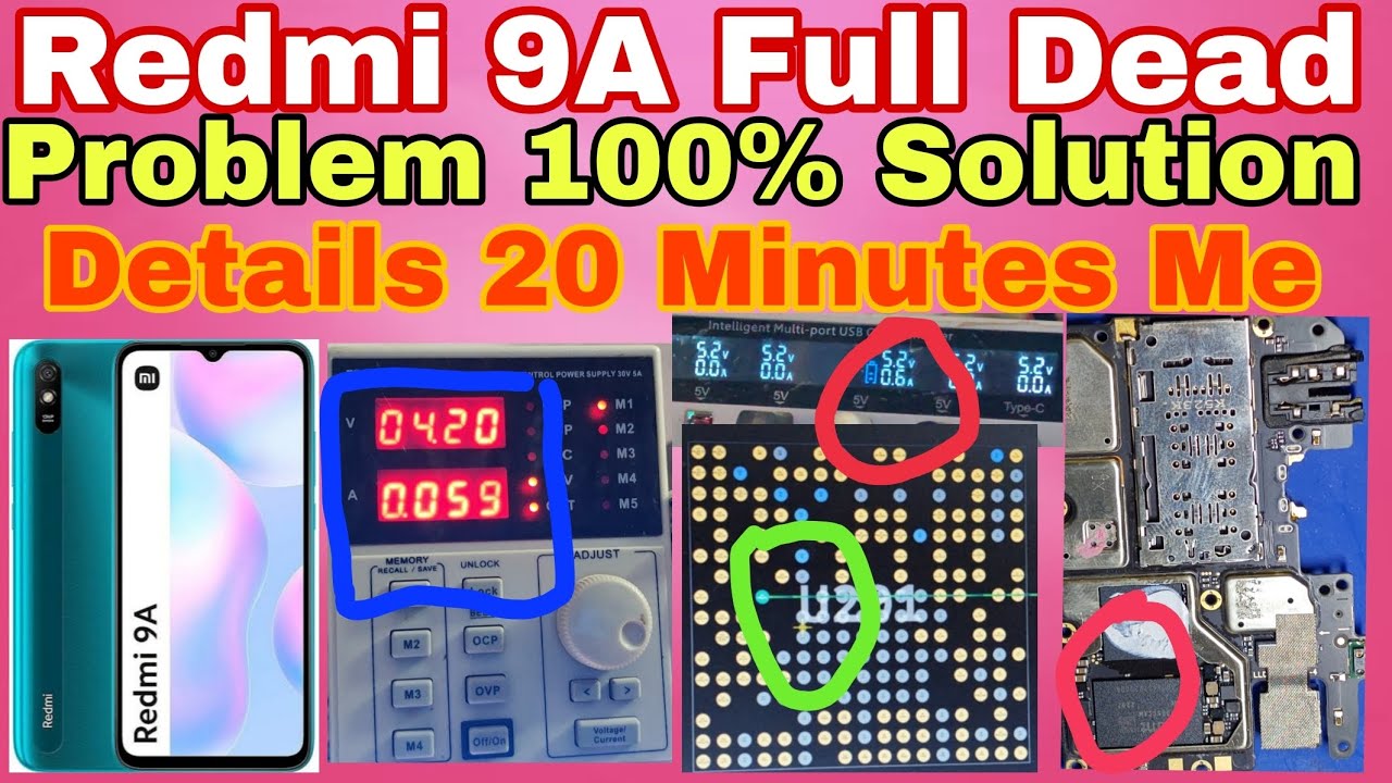 Redmi 9A.Redmi 9.Redmi 9C.Redmi 10A.Full Details Dead Problem 100% ...