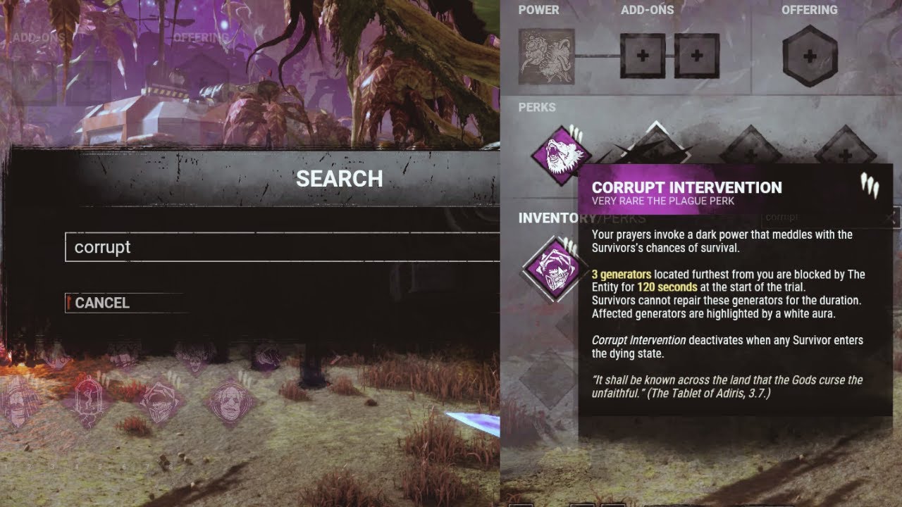 Search Bar Has Been Added to Dead by Daylight - YouTube